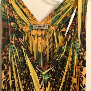 ONE WORLD | Dresses | Butterfly Print Maxi Dress | Poshmark